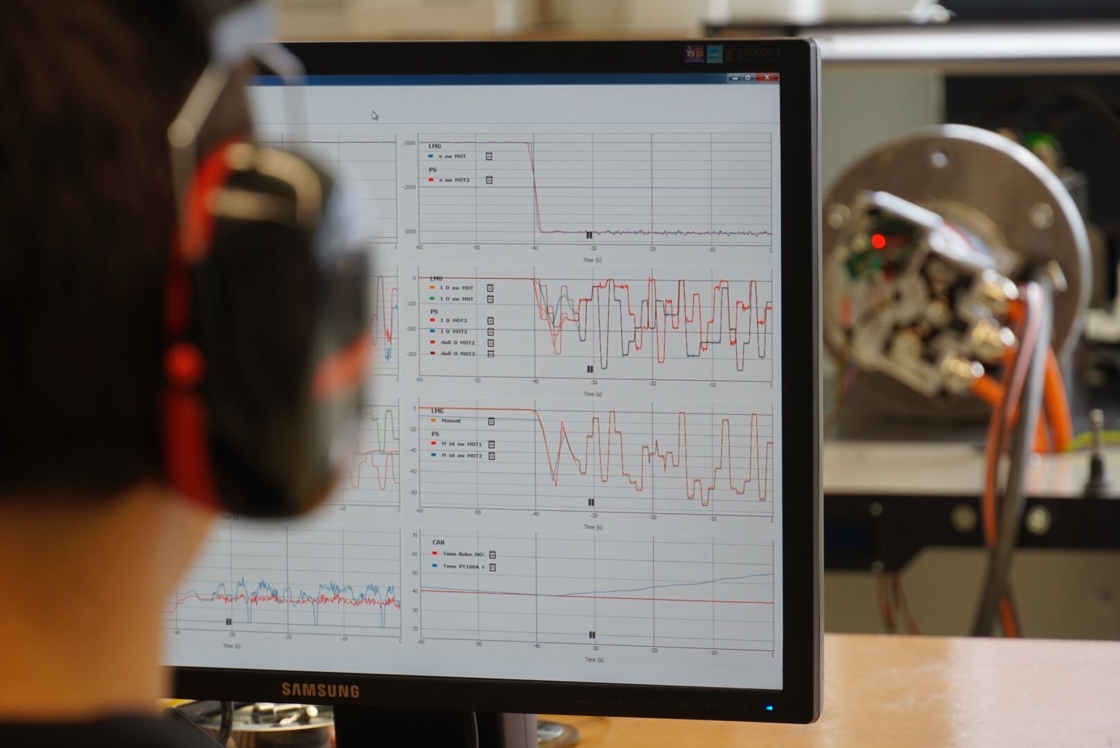 SciMo - Testing, Testbenches, Motor measurements, Monitoring